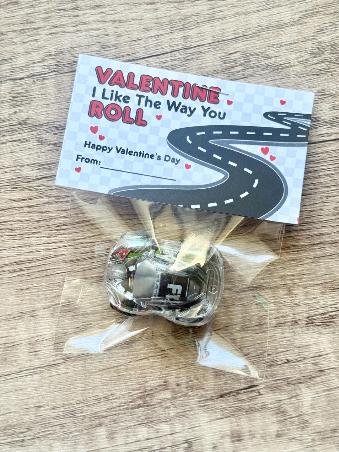Mini Pull Car Valentine’s Favors, Classroom Valentines, I Like the Way ...