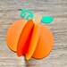 Pop up Pumpkin Paper Craft Kit Crafts Kit for Kids Fall Craft Kit Craft ...