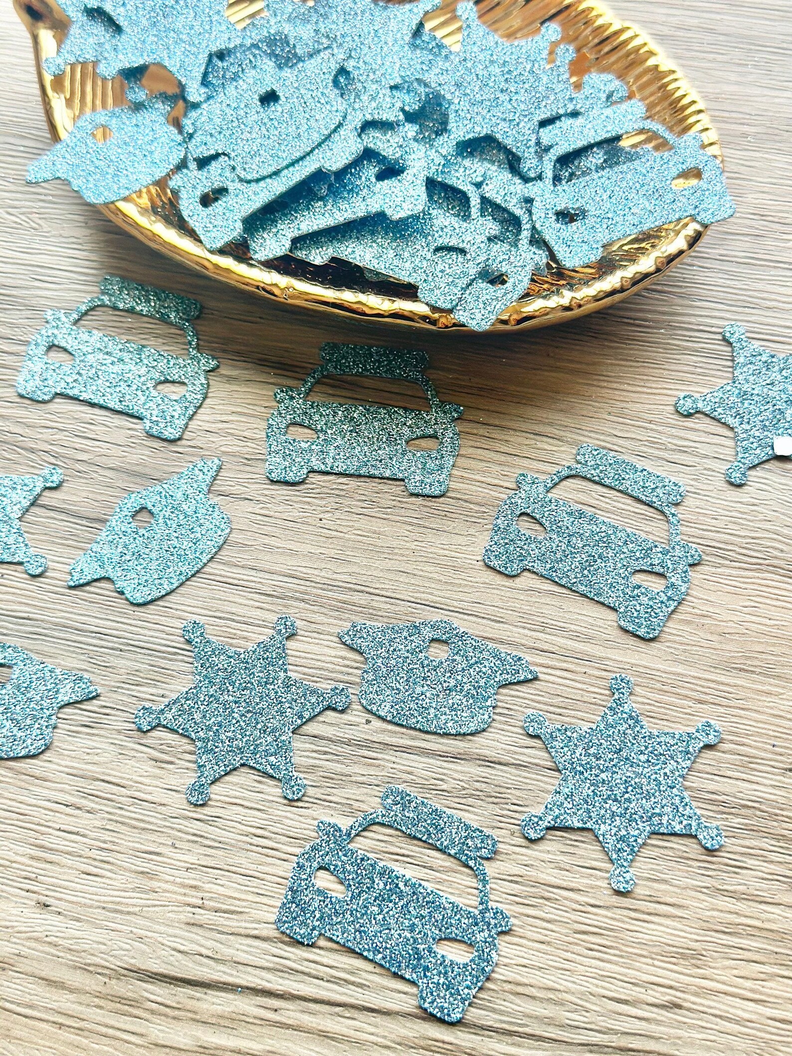 Glitter Police Confetti, Law Enforcement Party, Heroes, Police Birthday ...