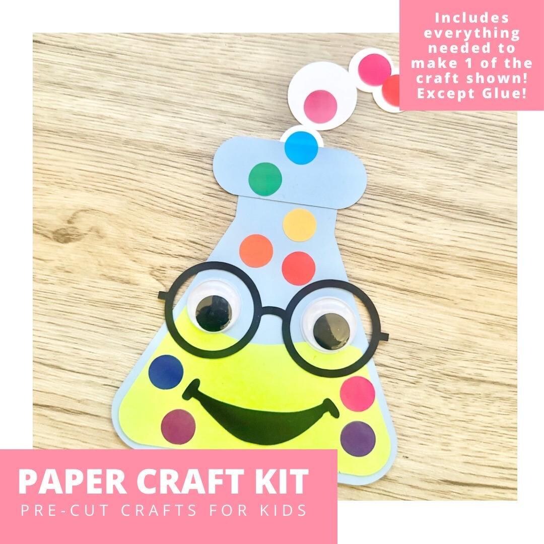 Bubbling Beaker Paper Craft Kit, Science Arts & Crafts Kit for Kids ...
