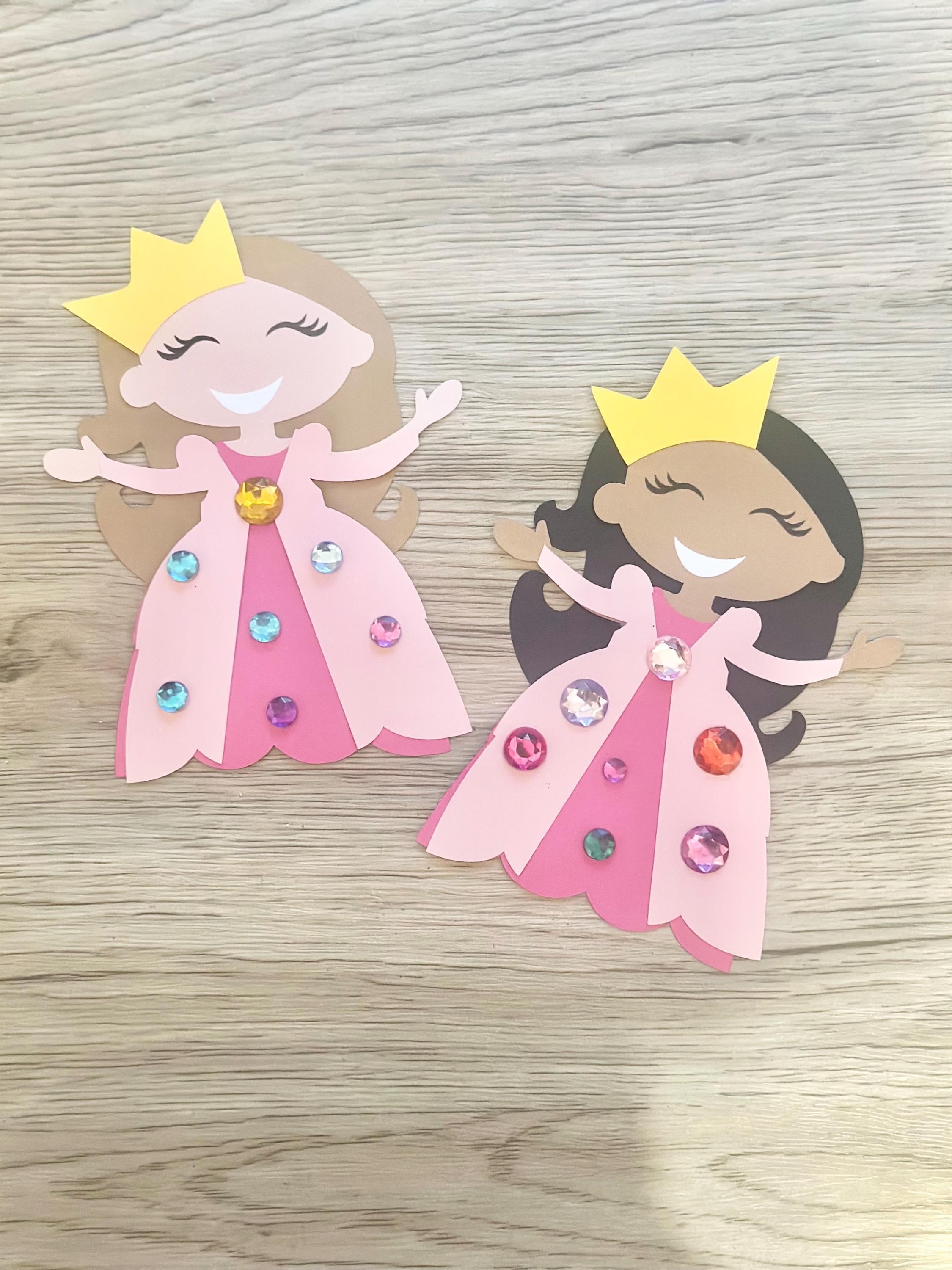 Princess Paper Doll Paper Craft Kit, Princess Arts & Crafts Kit for ...