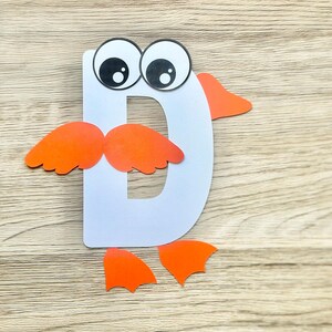 D is for Duck Paper Craft Kit, Alphabet Arts & Crafts Kit for Kids, Pre ...