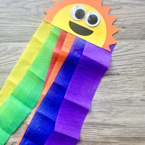 Sunshine and Rainbows Paper Craft Kit Sun Arts & Crafts Kit for Kids ...