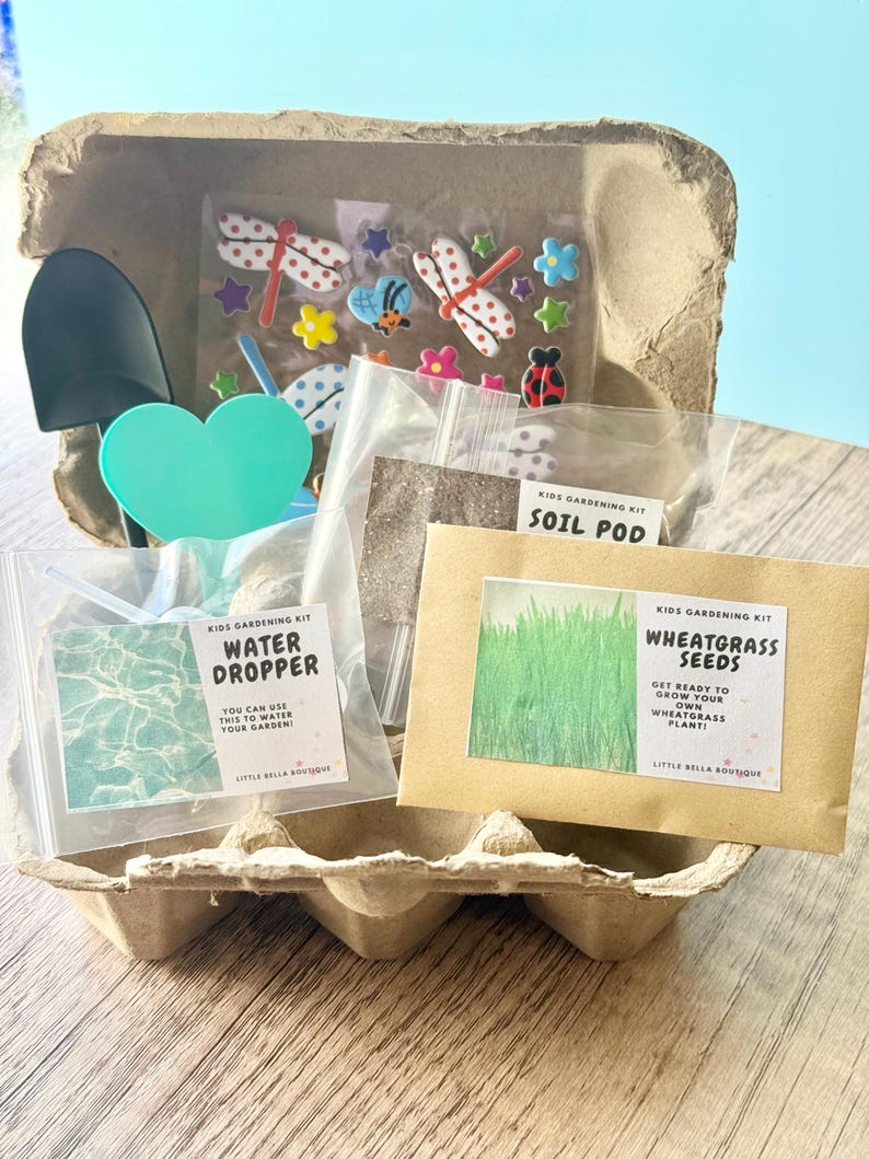 Kid’s Gardening Activity Kit, Gardening Craft and Activity Kit for Kids ...