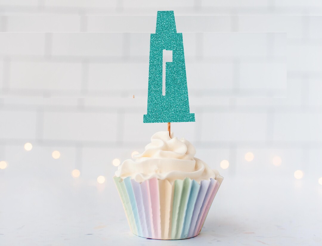 Glitter Toothpaste Cupcake Toppers, Glitter Cupcake Toppers, Glitter ...