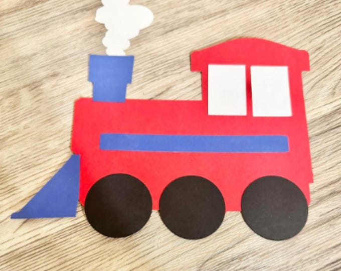 CLEARANCE Choo Choo Train Paper Craft Kit - Train Arts & Crafts Kit for ...
