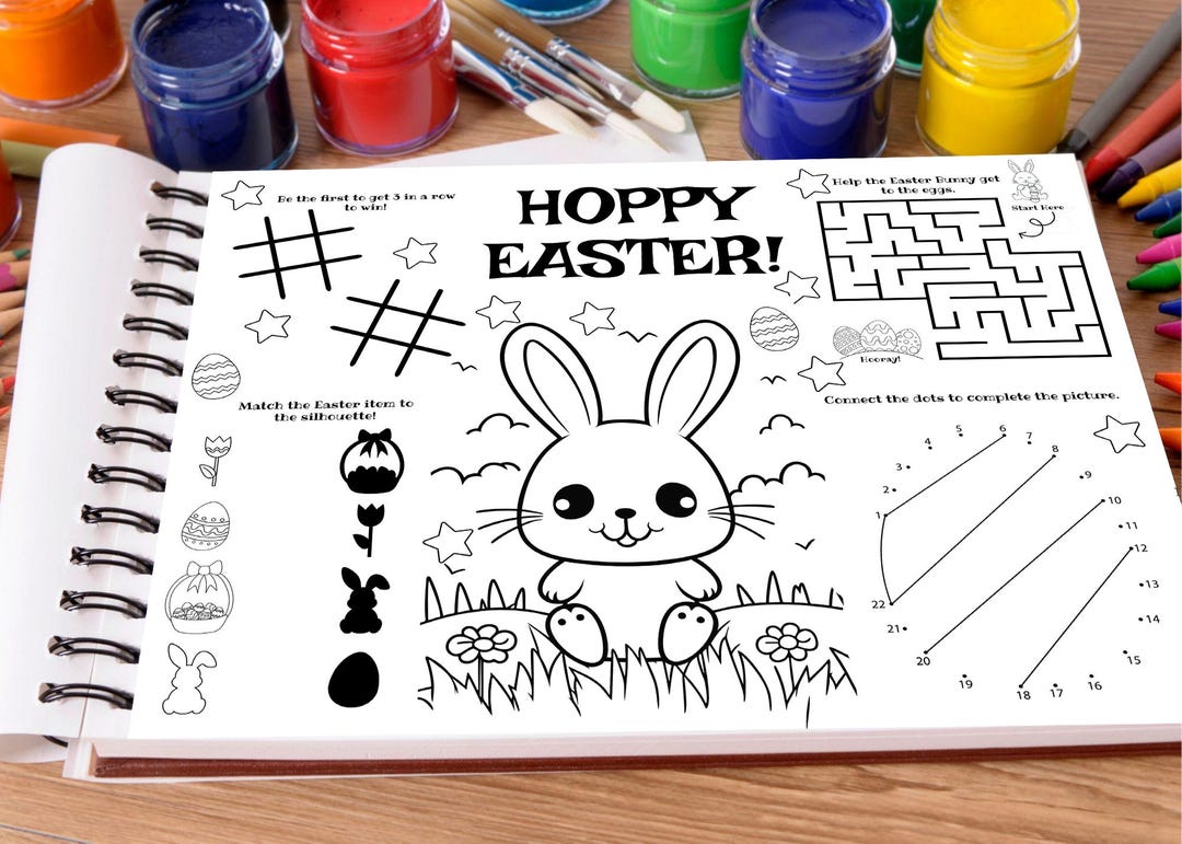 Editable Easter Activity Sheet Game, Printable Easter Party Activity ...