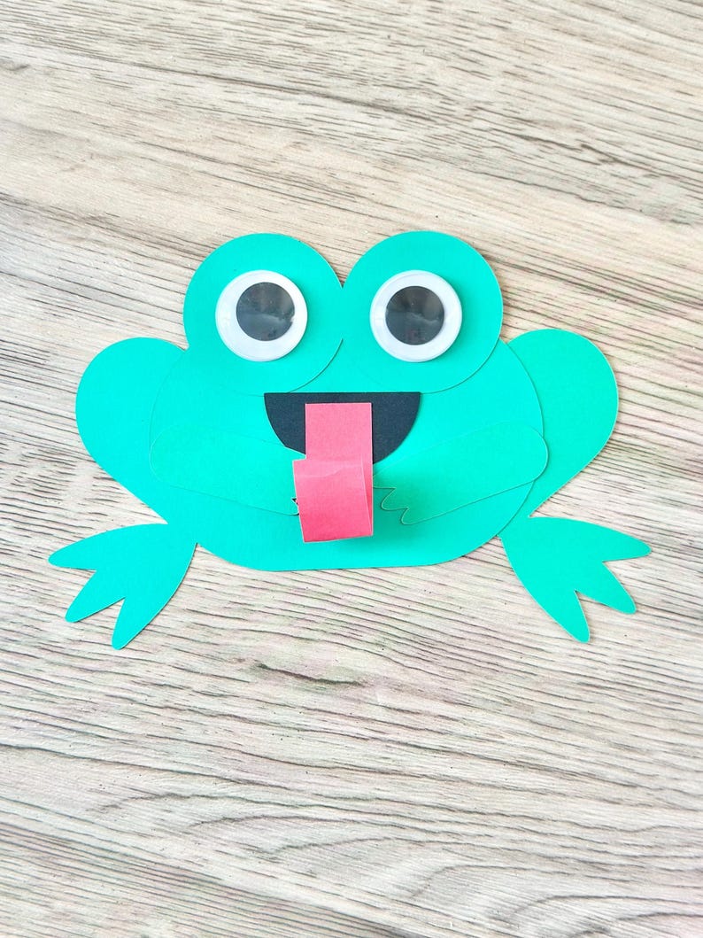 Frog Paper Craft Kit Craft Kit for Kids Fall Craft Kit Craft Kit Arts ...