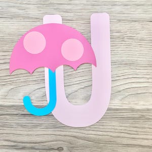 U is for Umbrella Paper Craft Kit, Alphabet Arts & Crafts Kit for Kids ...