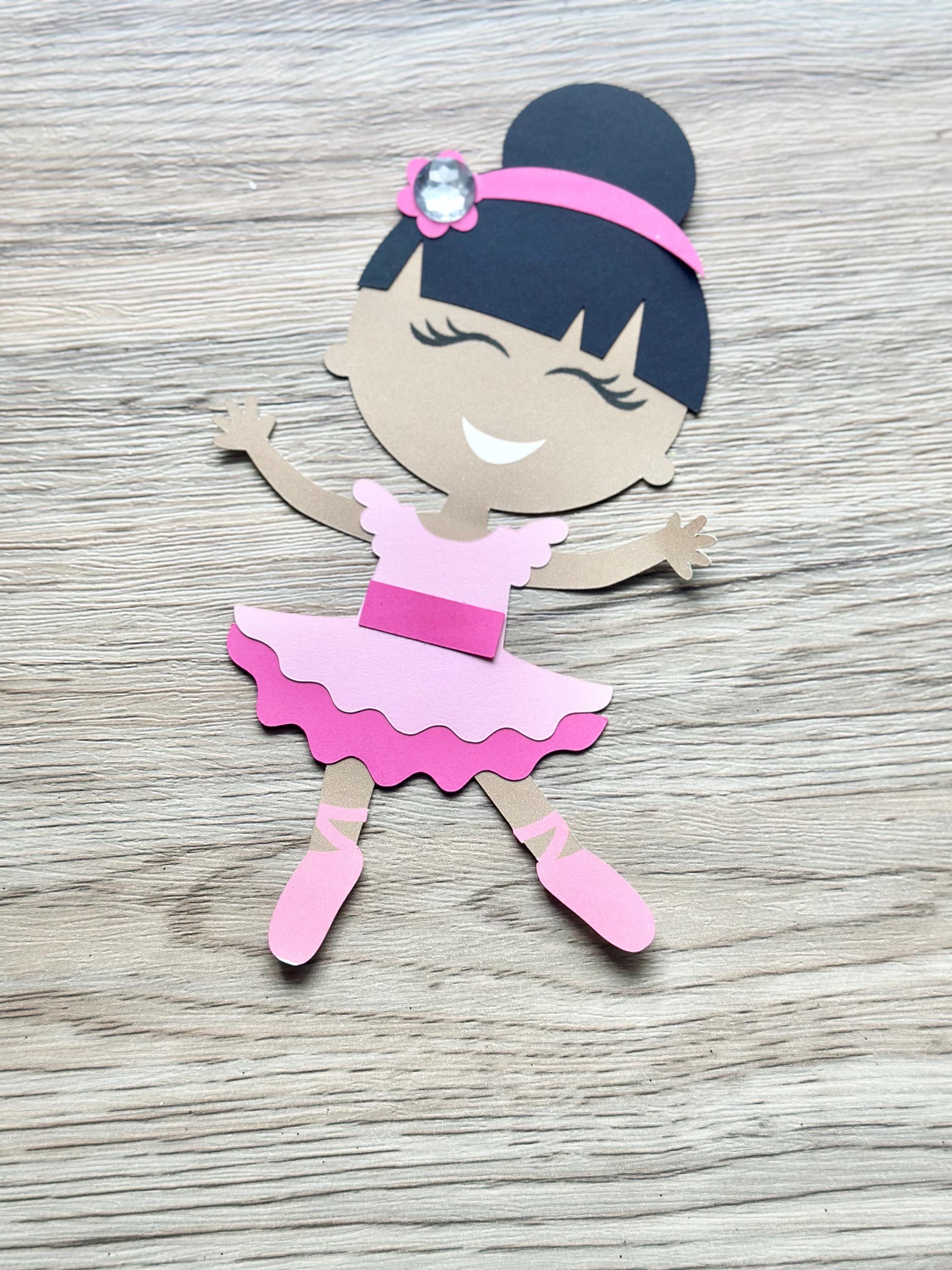 Ballerina Paper Doll Paper Craft Kit, Arts & Crafts Kit for Kids ...