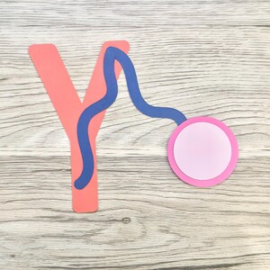 Y is for Yo-yo Paper Craft Kit, Alphabet Arts & Crafts Kit for Kids ...