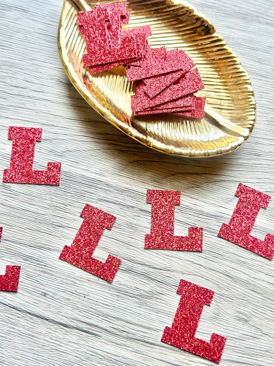 Glitter Letter Confetti, Letter Table Scatter, Initial Confetti ...