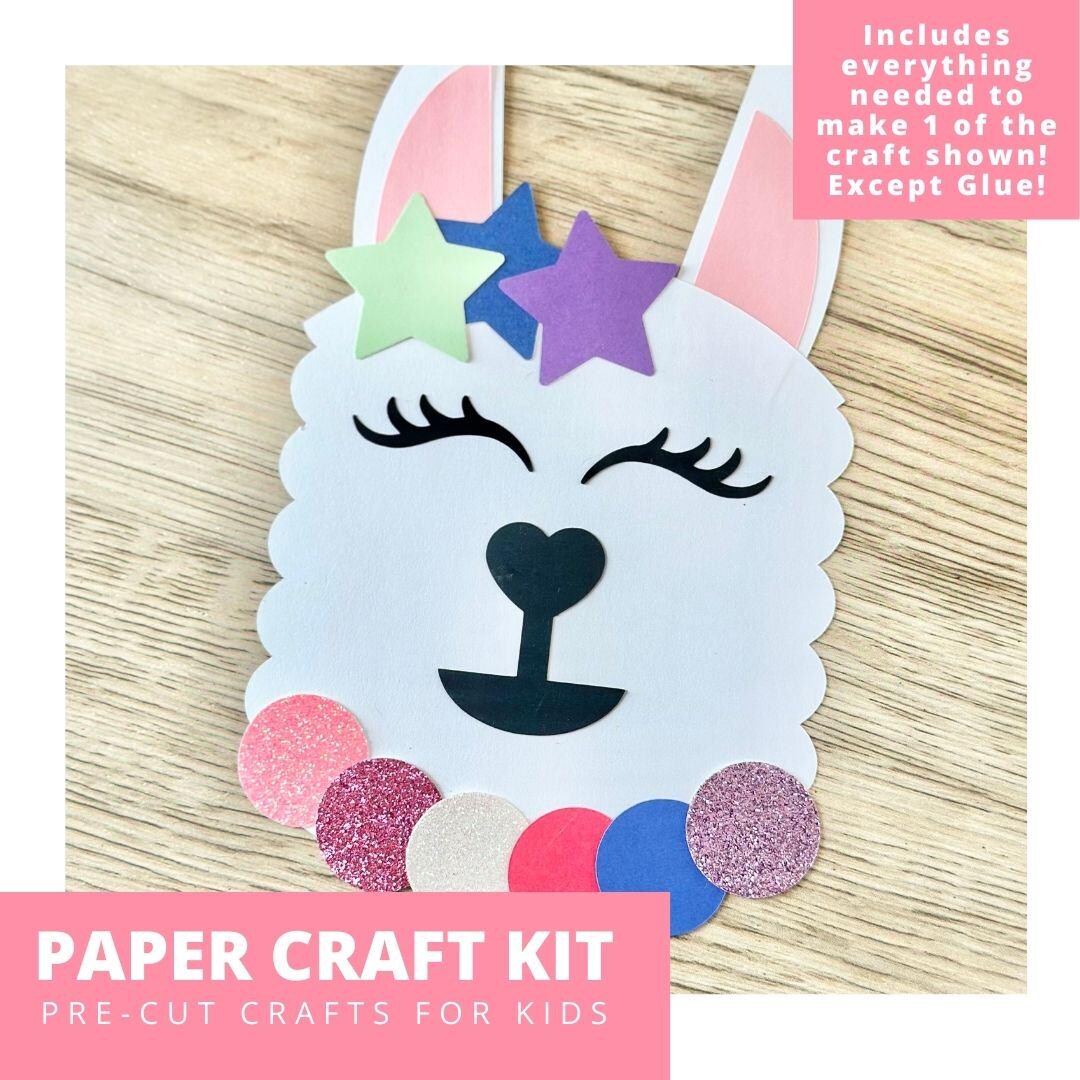 Lovely Llama Paper Craft Kit, Craft Kit for Kids, Fall Craft Kit Craft ...