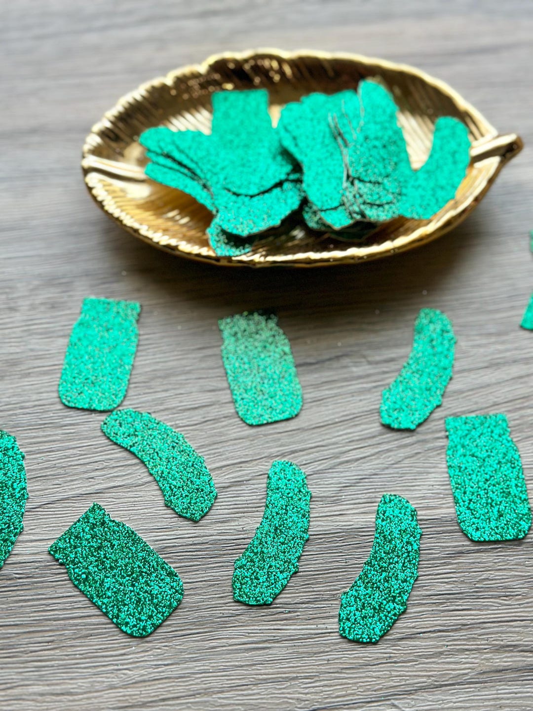 Glitter Pickle Confetti, Pickle Table Scatter, Cardstock Confetti ...
