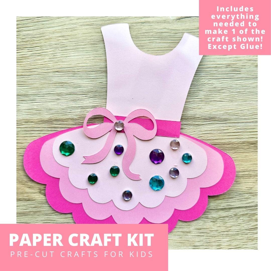 Twinkling Tutu Paper Craft Kit, Ballet Tutu Arts & Crafts Kit for Kids ...