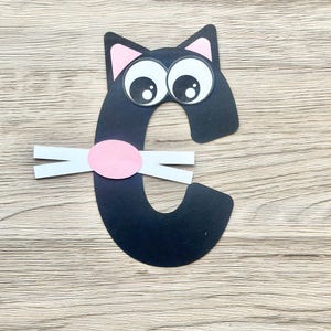 C is for Cat Paper Craft Kit, Alphabet Arts & Crafts Kit for Kids, Pre ...