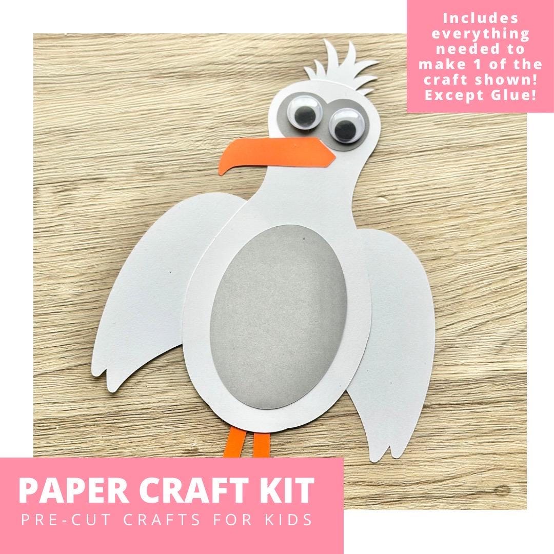 Seagull Paper Craft Kit, Seagull Arts & Crafts Kit for Kids, Beach ...