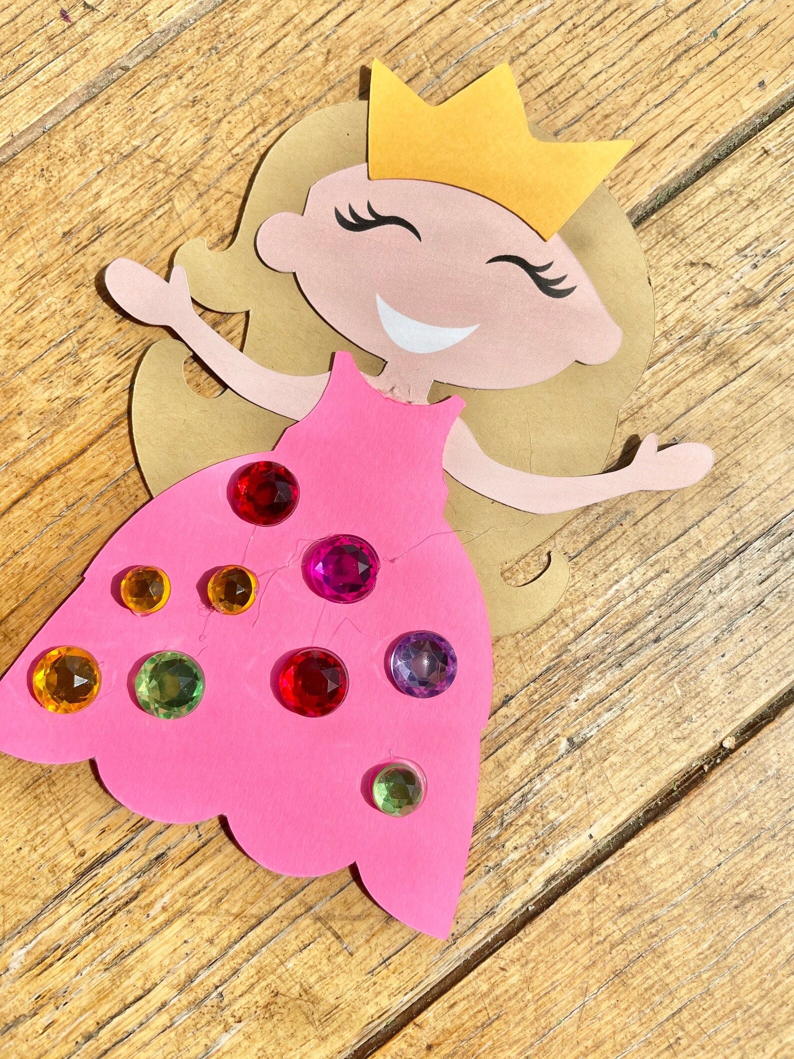 Princess Paper Doll Paper Craft Kit Princess Arts & Crafts Kit for Kids ...