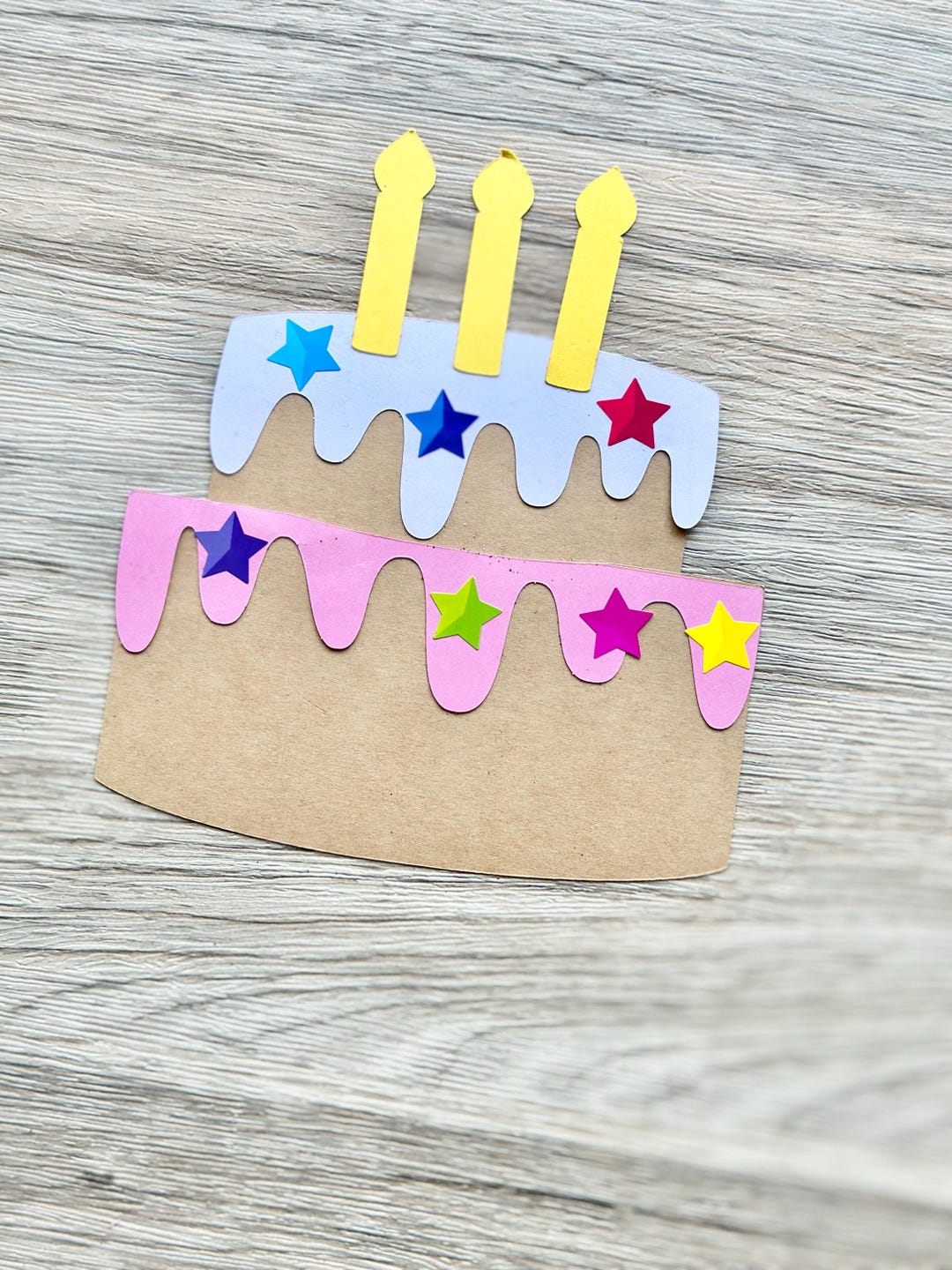 Celebration Cake Paper Craft Kit Birthday Celebration Arts & Crafts Kit ...