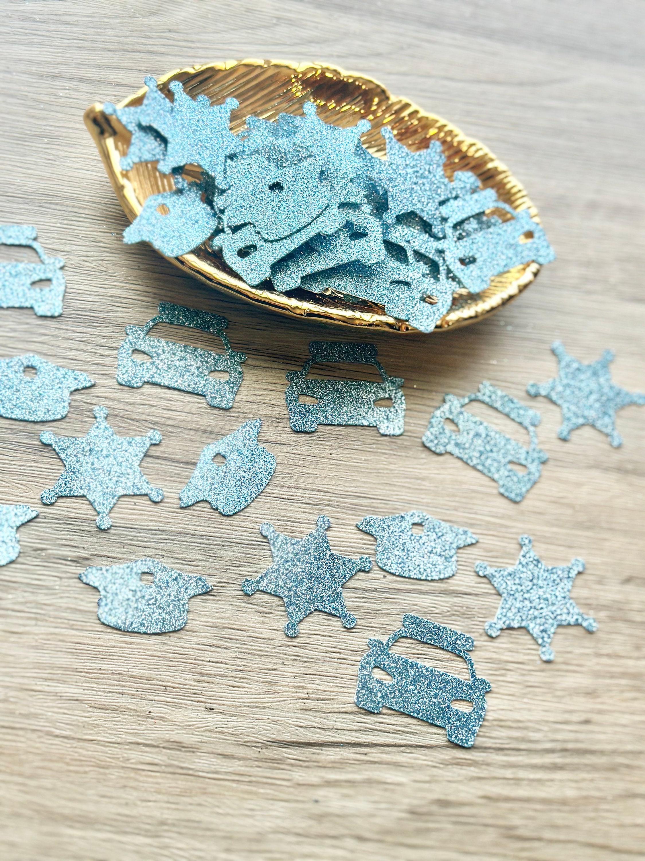 Glitter Police Confetti, Law Enforcement Party, Heroes, Police Birthday ...