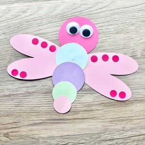 Dragonfly Paper Craft Kit, Dragonfly Arts & Crafts Kit for Kids, Insect ...