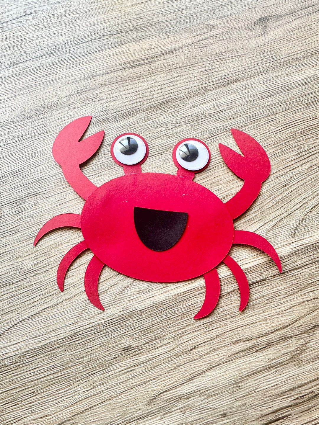 Crab Paper Craft Kit Crab Arts & Crafts Kit for Kids Sea Animals Craft ...