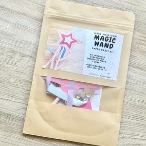 Magic Wand Paper Craft Kit Princess Arts & Crafts Kit for Kids Magic ...