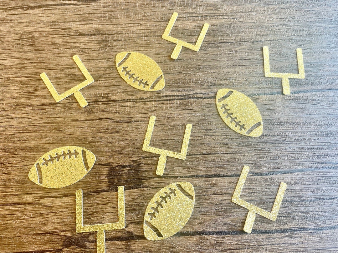 Glitter Football Confetti, Football Bowl Party, Game Day Birthday ...
