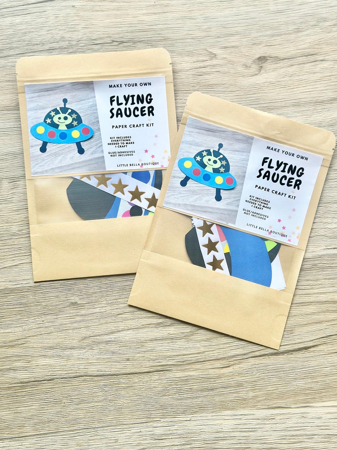 Flying Saucer Paper Craft Kit, UFO Arts & Crafts Kit for Kids, Space ...