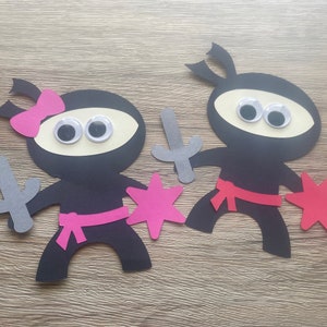 Ninja Boy Paper Doll Paper Craft Kit Ninja Arts & Crafts Kit for Kids ...