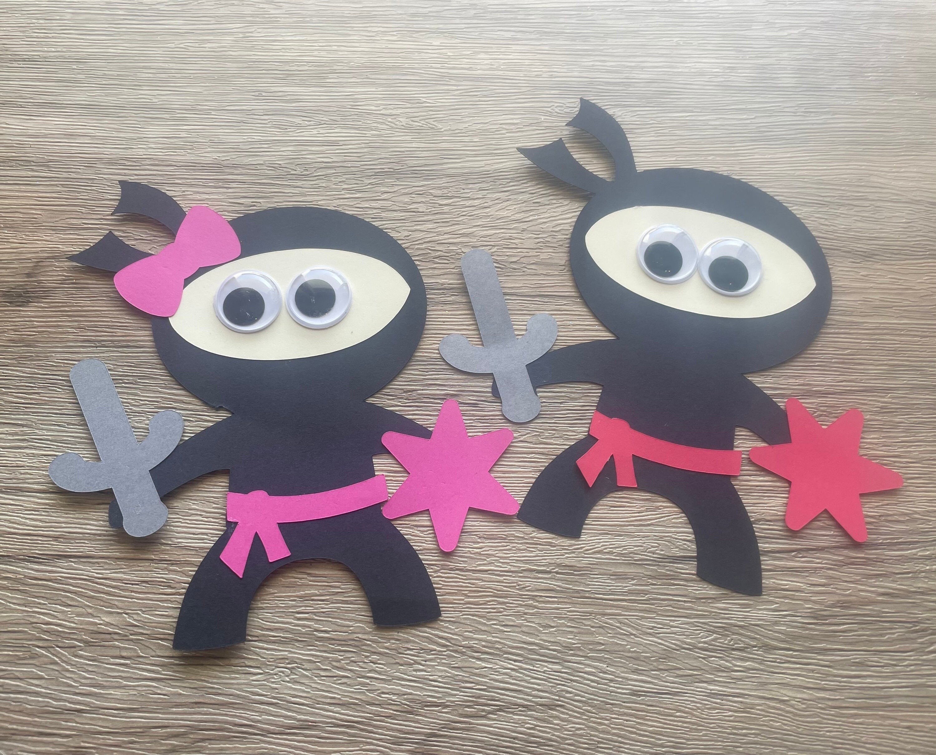 Ninja Boy Paper Doll Paper Craft Kit Ninja Arts & Crafts Kit for Kids ...