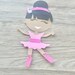 Ballerina Paper Doll Paper Craft Kit Ballerina Arts & Crafts Kit for ...