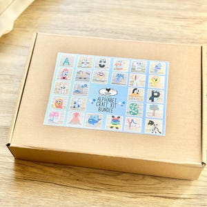 Alphabet Craft Kit Bundle, ABC Kids Craft Kit Bundle, Paper Craft Kits ...