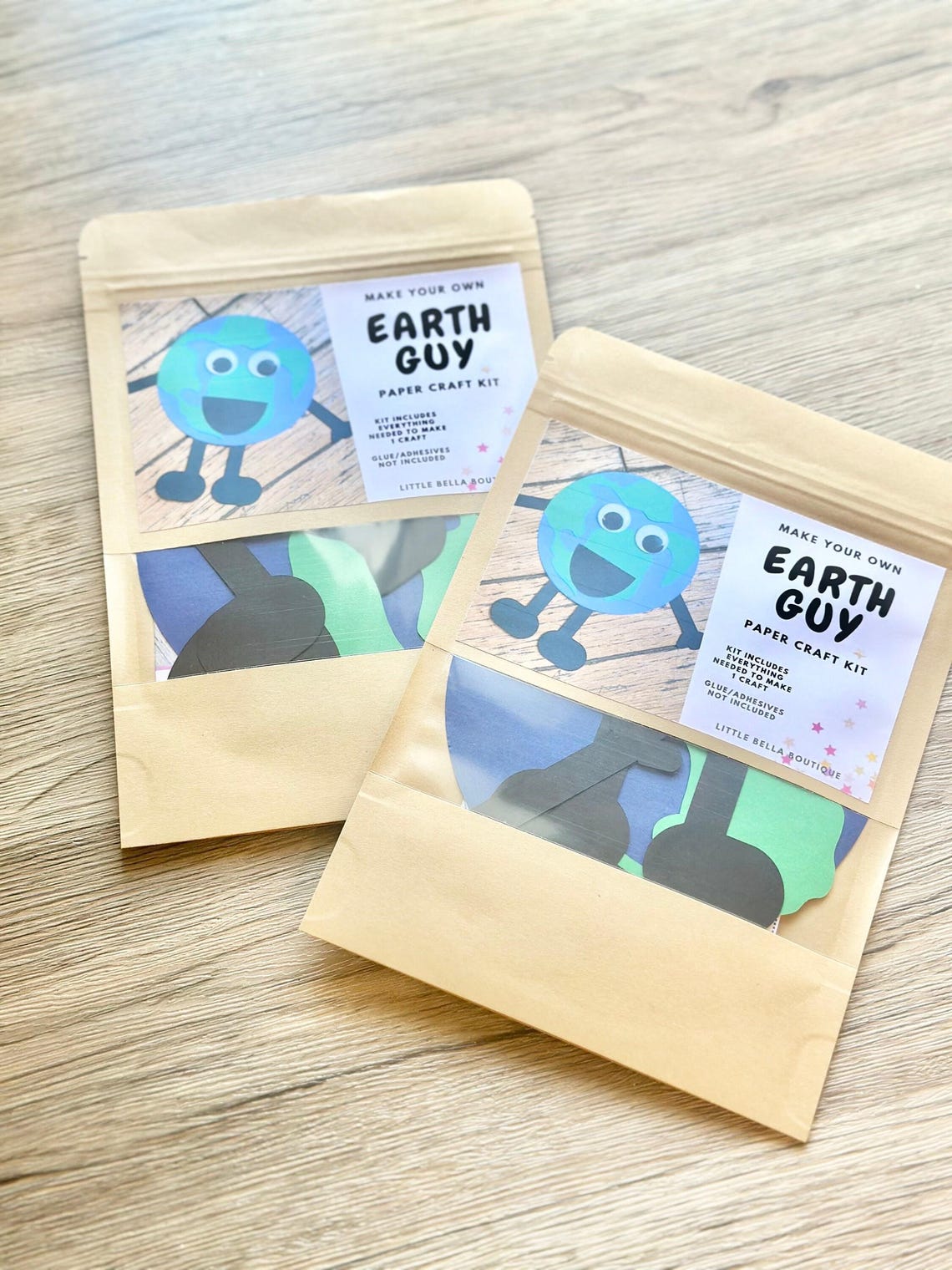 Earth Guy Paper Craft Kit, Arts & Crafts Kit for Kids, Earth Day Craft ...
