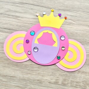Princess Carriage Paper Craft Kit, Princess Carriage Arts & Crafts Kit ...