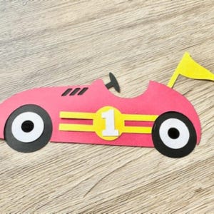 Race Car Paper Craft Kit Race Car Arts & Crafts Kit for Kids Race Car ...