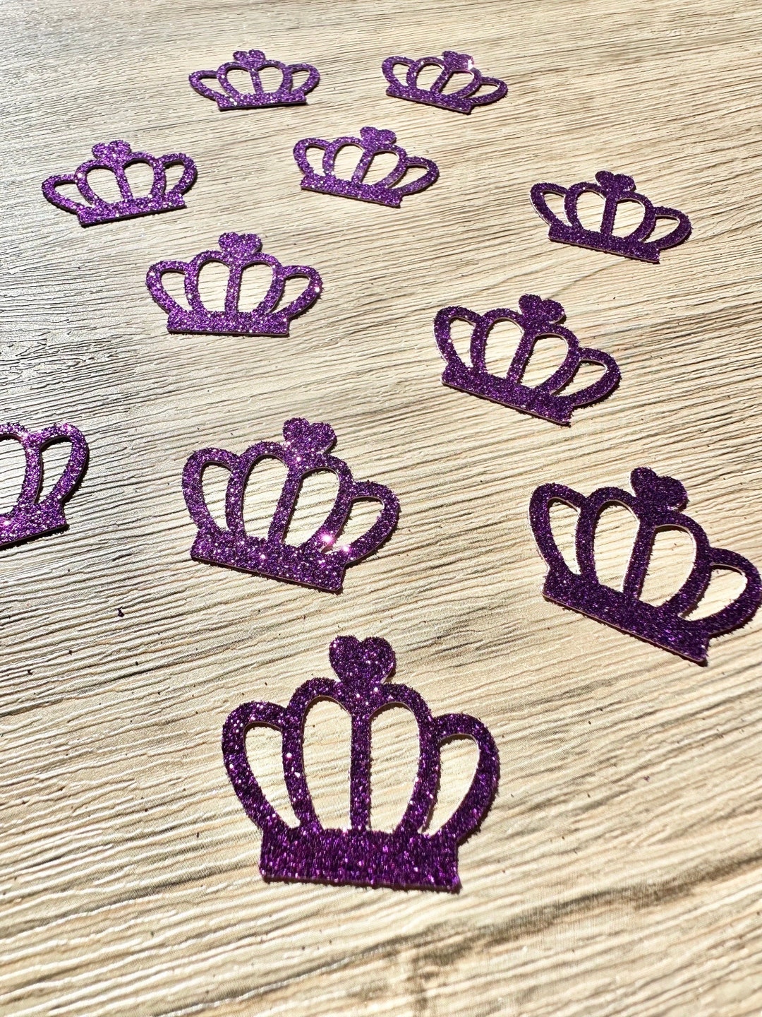 Glitter Royal Crown Confetti, Royal Crown Table Scatter, Cardstock ...