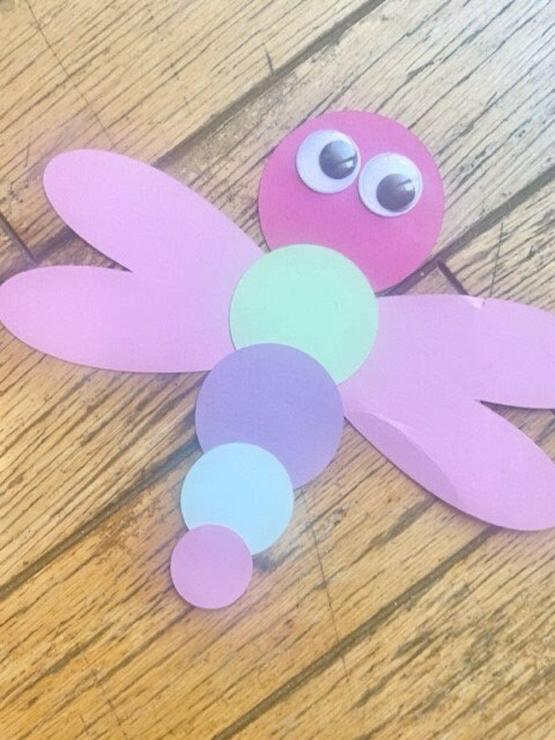 Dragonfly Paper Craft Kit Dragonfly Arts & Crafts Kit for Kids Insect ...