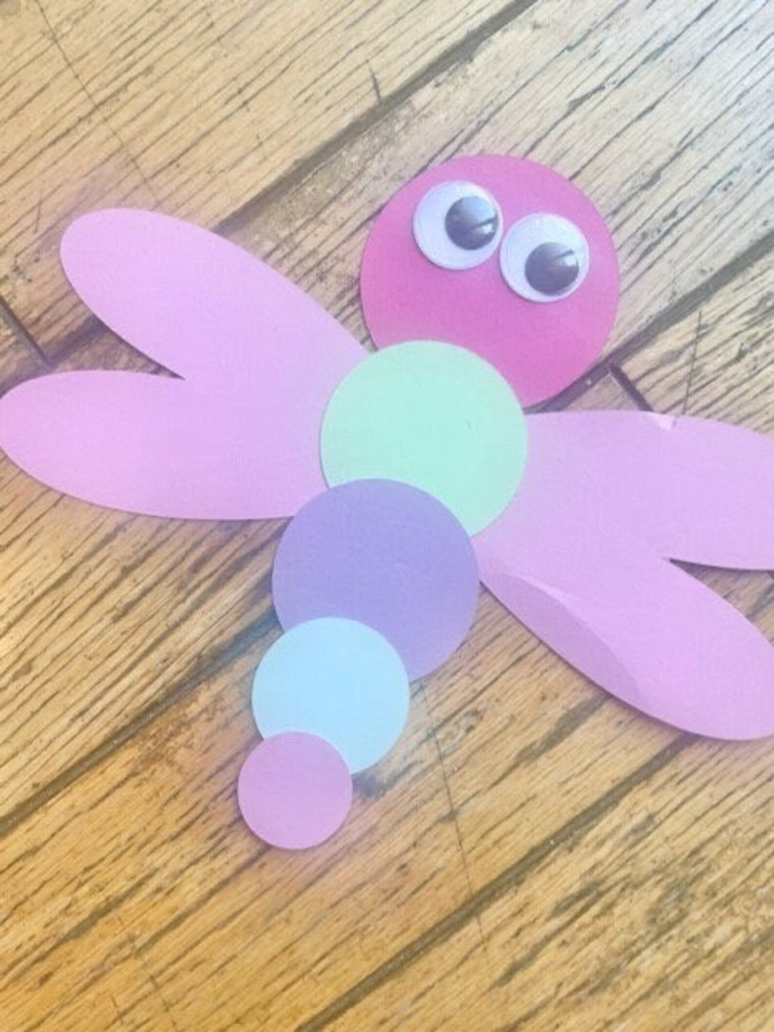 Dragonfly Paper Craft Kit Dragonfly Arts & Crafts Kit for Kids Insect ...