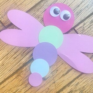 Dragonfly Paper Craft Kit Dragonfly Arts & Crafts Kit for Kids Insect ...