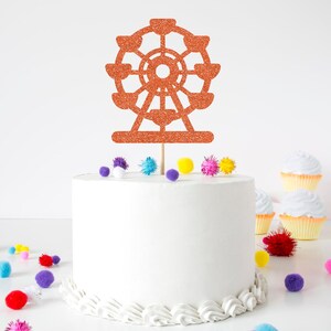 Ferris Wheel Cake Topper, Theme Park Ride Cake Topper, Fun Wheel Party ...