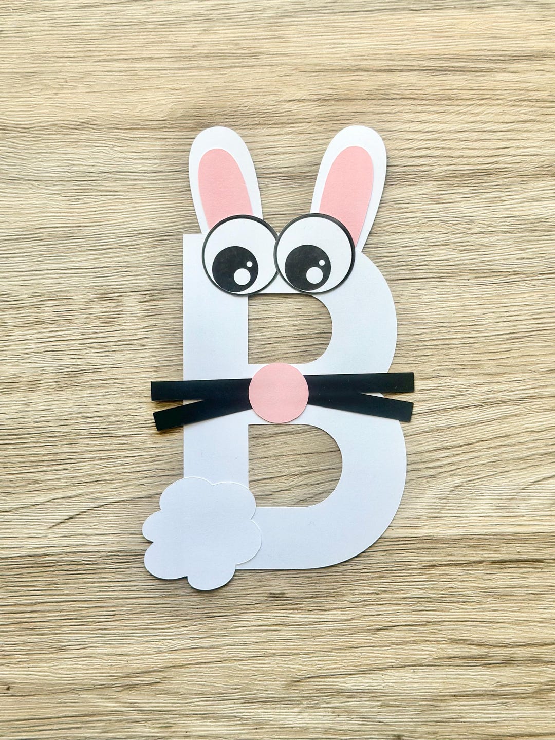 B is for Bunny Paper Craft Kit Alphabet Arts & Crafts Kit for Kids Pre ...