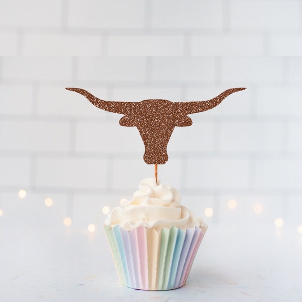 Longhorn Cake Topper - Etsy