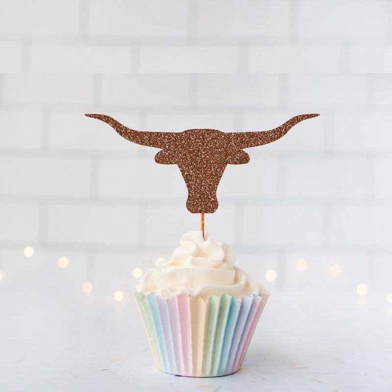 Longhorn Cake Topper - Etsy