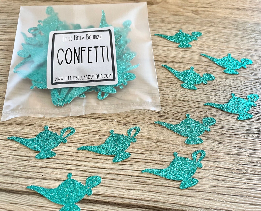Glitter Magic Lamp Confetti, Magic Lamp Table Scatter, Cardstock ...