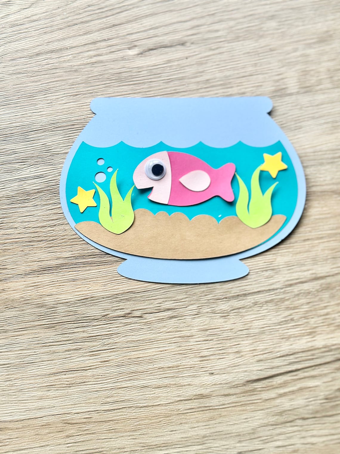 Fish Bowl Paper Craft Kit Fish Bowl Arts & Crafts Kit for Kids Fish ...