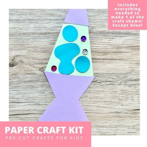 Lava Lamp Paper Craft Kit, Lava Lamp Arts & Crafts Kit for Kids, Kids ...