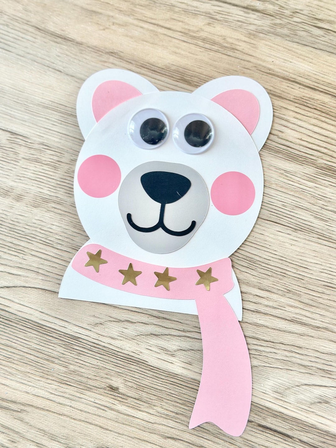 Polar Bear Paper Craft Kit Craft Kit for Kids Fall Craft Kit Craft Kit ...