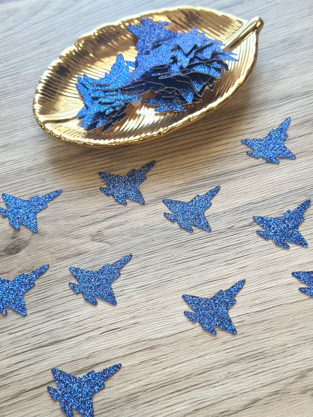Glitter Fighter Jet Confetti, Military Theme, Aviation Party, Pilot ...