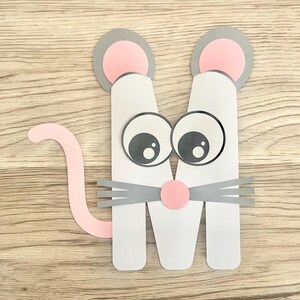 M is for Mouse Paper Craft Kit, Alphabet Arts & Crafts Kit for Kids ...
